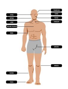 Human Weak Points for Self-Defence - SGS KRAV MAGA